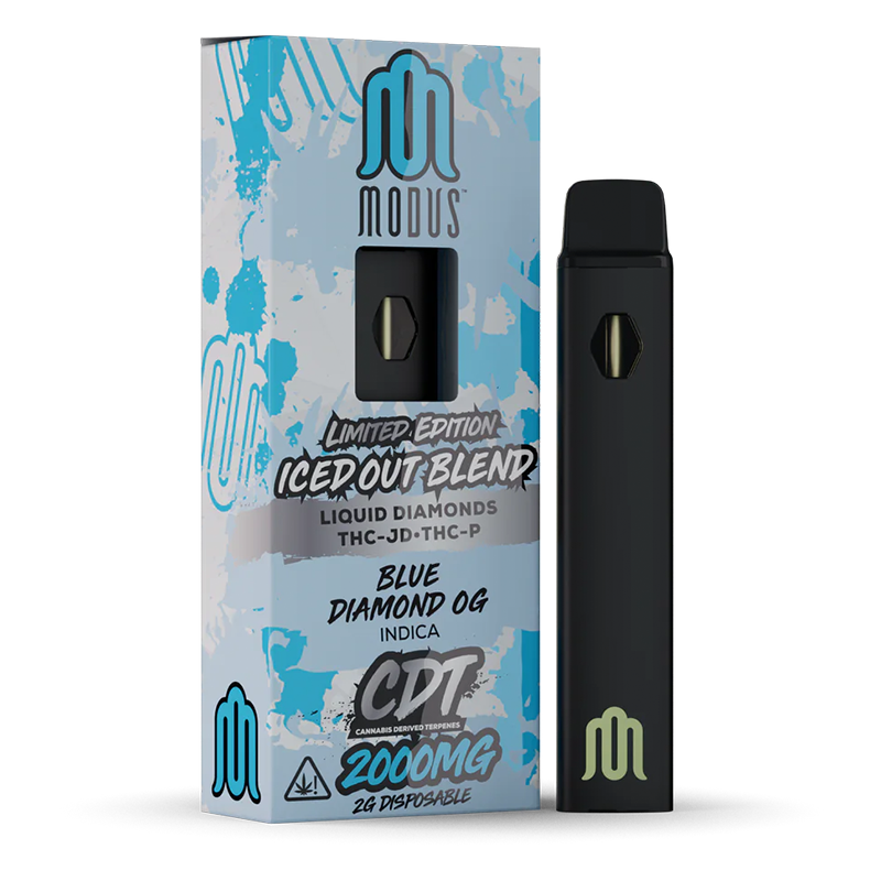Modus Iced Out Slim Disposables Limited Edition - Deltastuff | Delta-8 ...