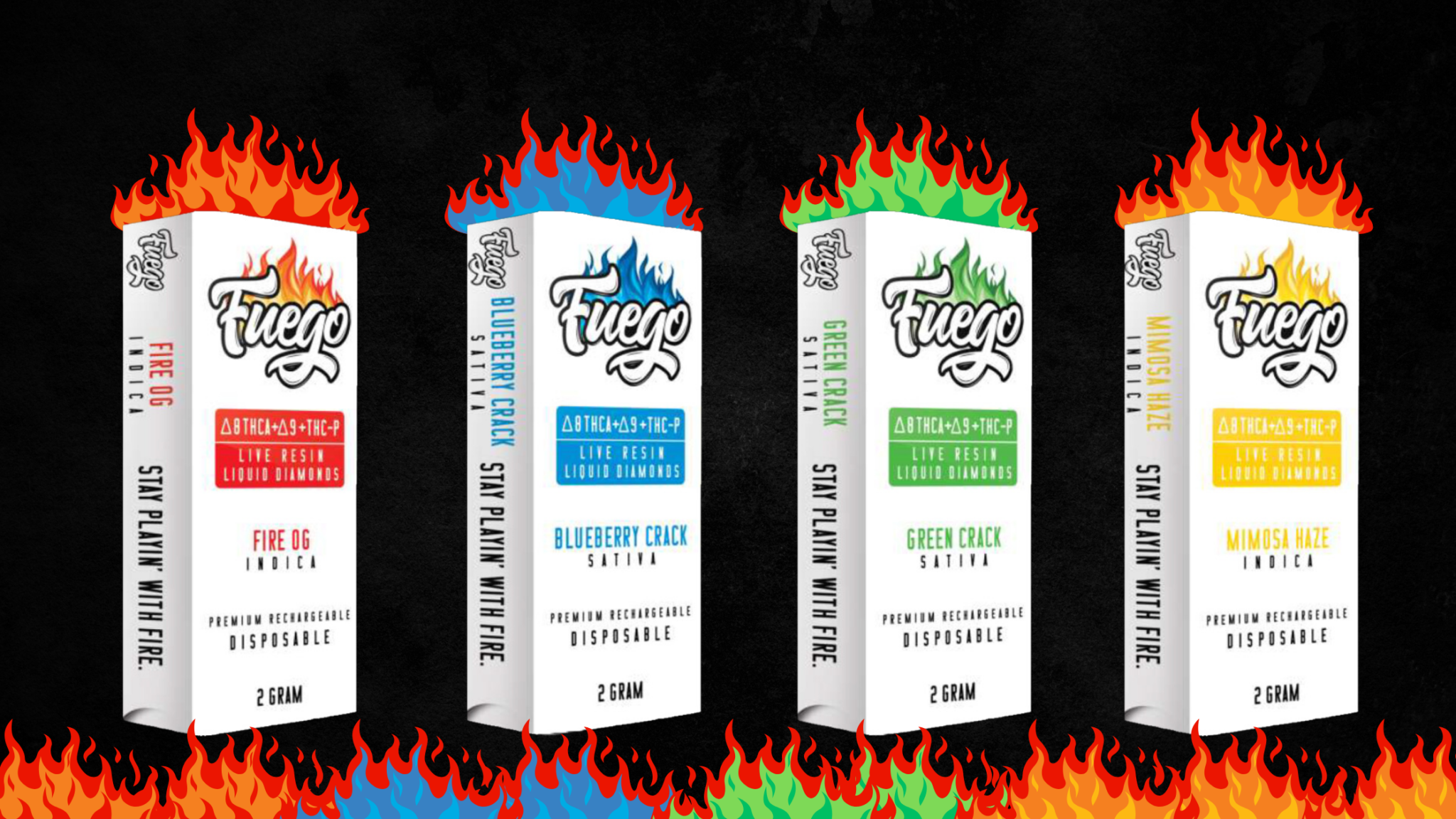 Fuego THC-A 2 Gram Disposable | Vape to the Max - Delta Stuff | Premium ...